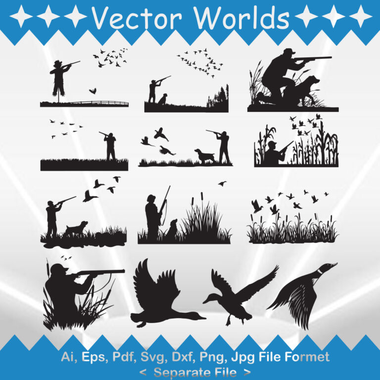 Duck Hunter SVG Vector Design - MasterBundles