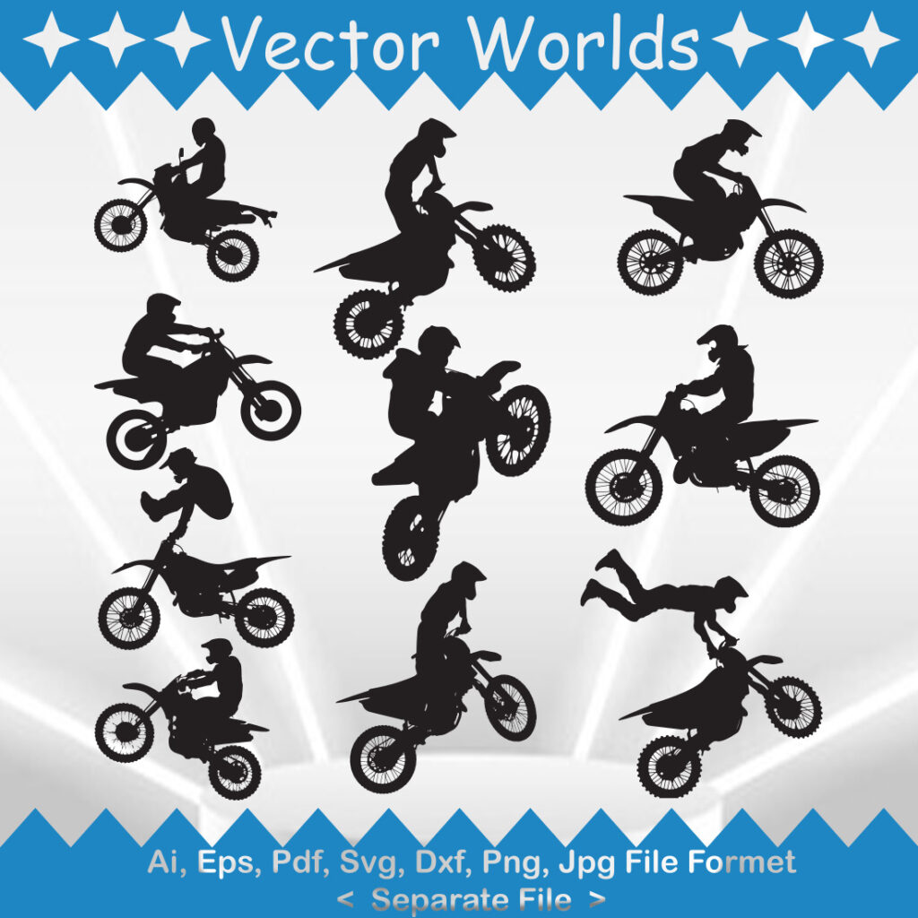 Dirt Bike SVG Vector Design - MasterBundles