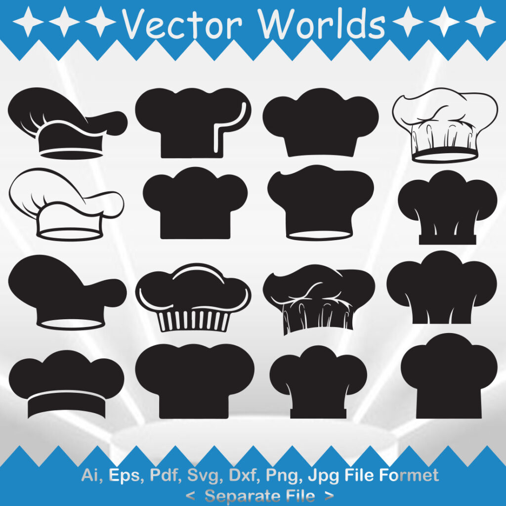 Chef Hat SVG Vector Design - MasterBundles