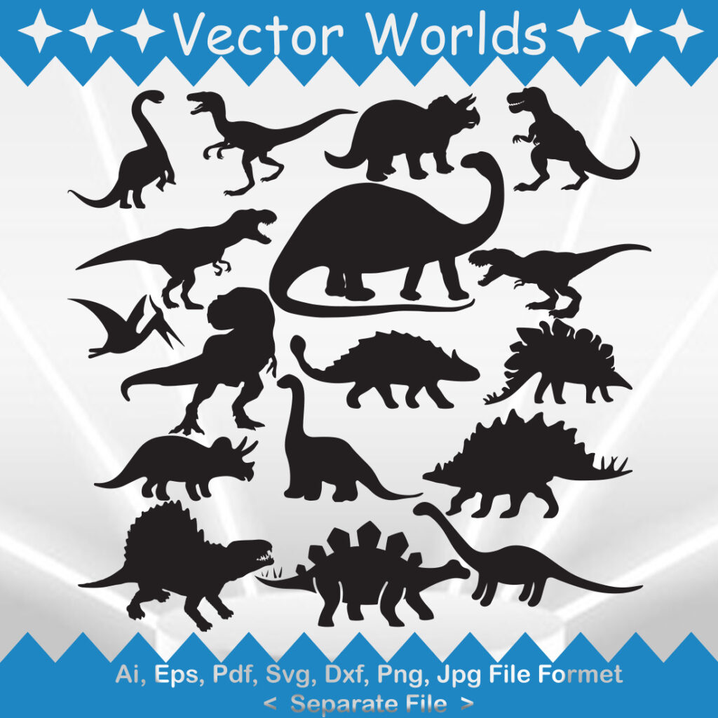 Dinosaur SVG Vector Design - MasterBundles