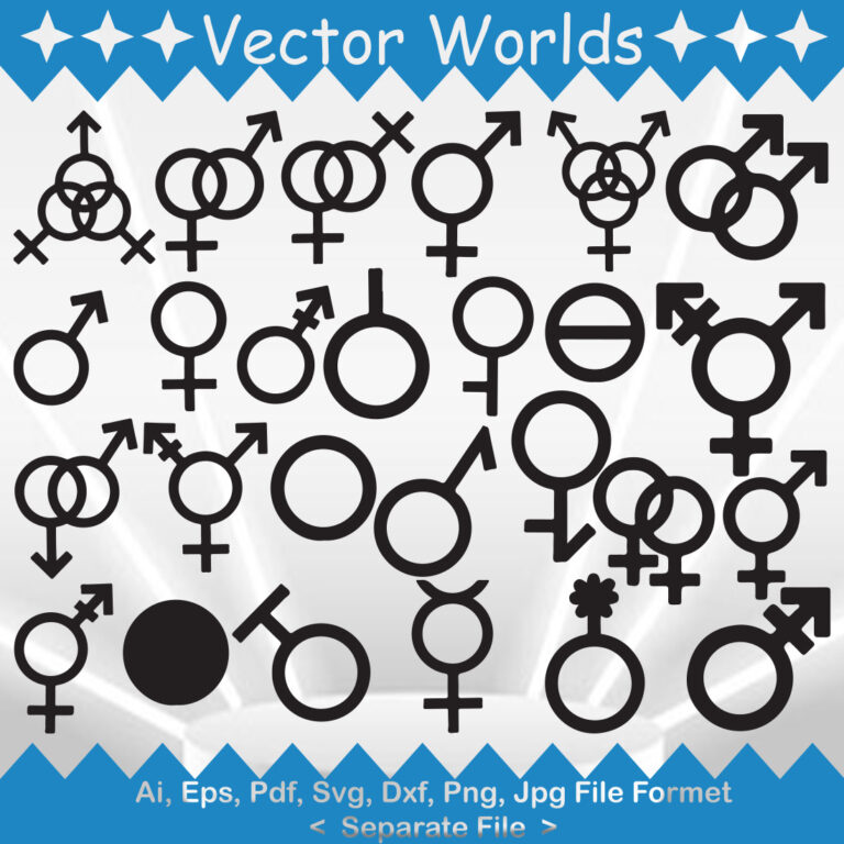 Gender Symbol SVG Vector Design - MasterBundles