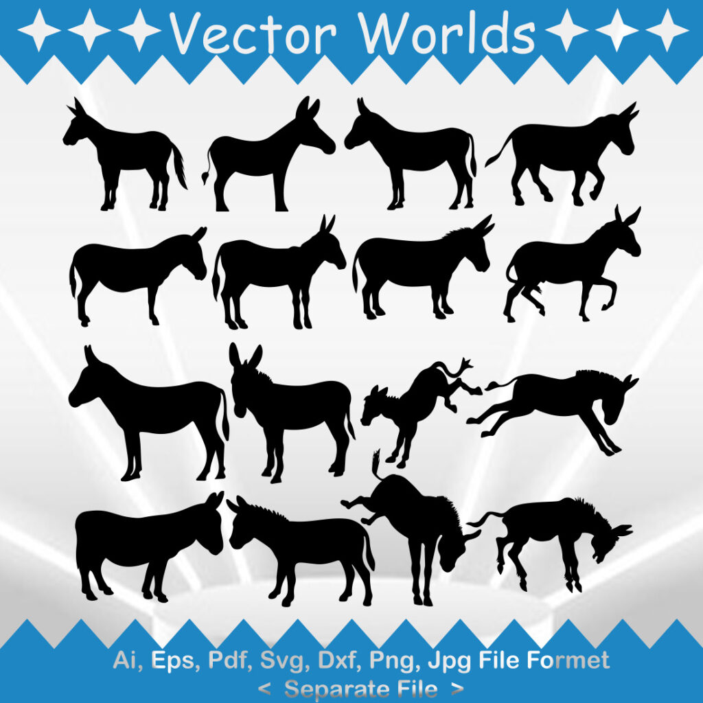 Donkey SVG Vector Design - MasterBundles