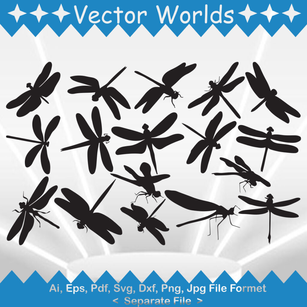 Dragonfly SVG Vector Design - MasterBundles