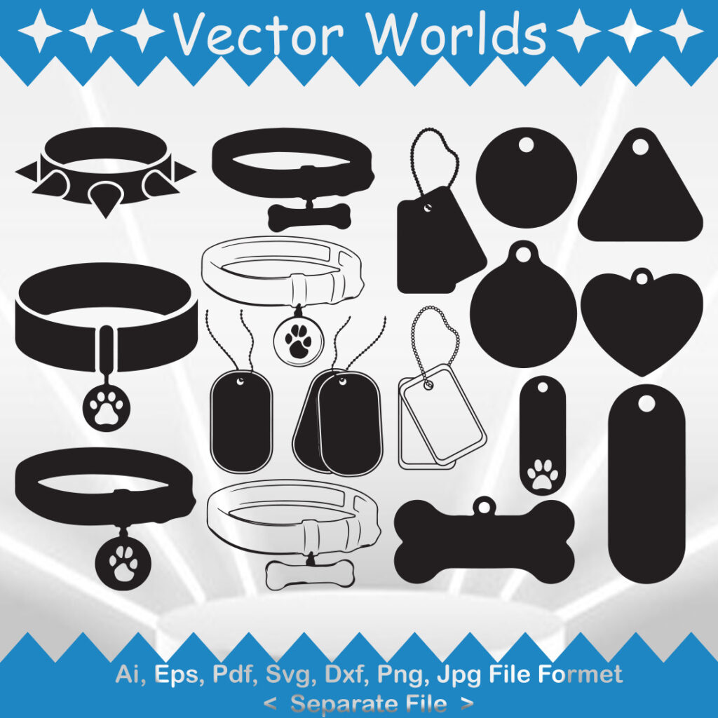 Dog Tags SVG Vector Design - MasterBundles