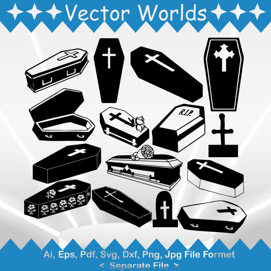 Coffin SVG Vector Design - MasterBundles