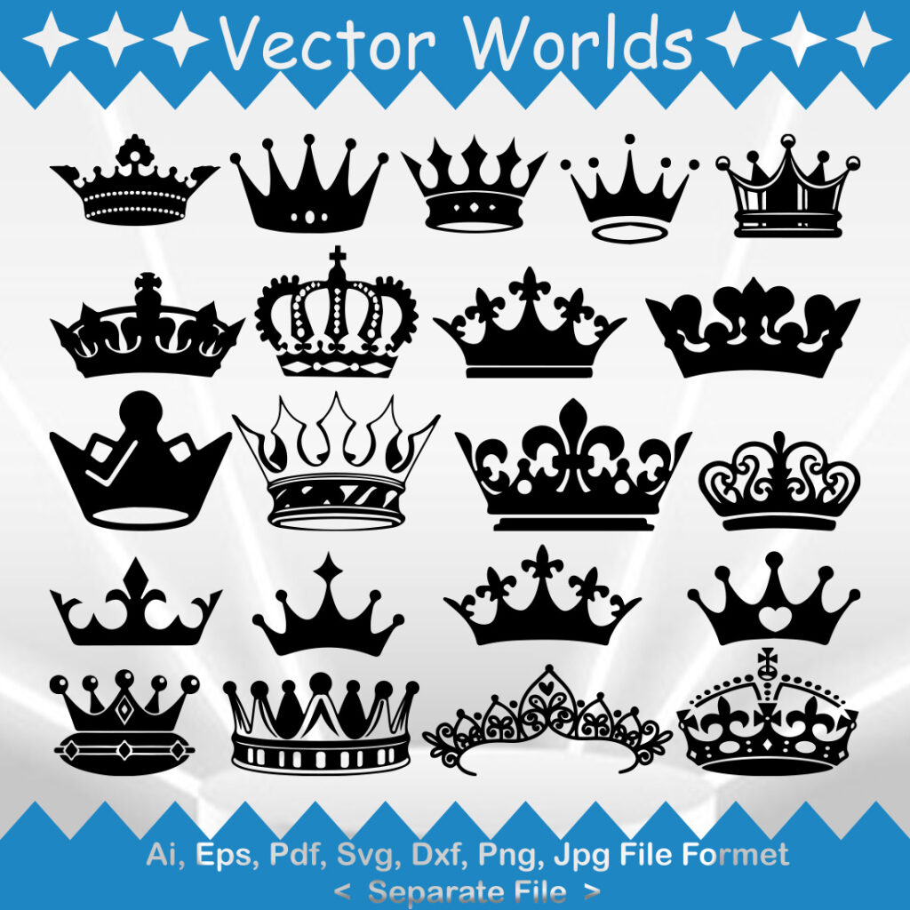 Crown SVG Vector Design - MasterBundles