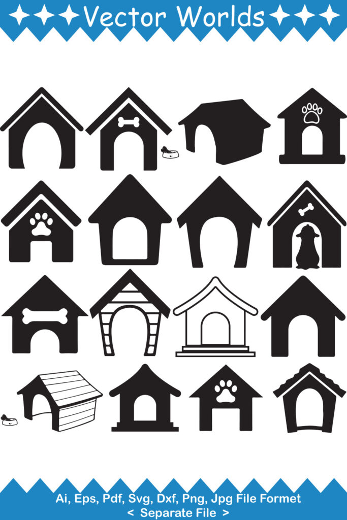 Dog House SVG Vector Design - MasterBundles
