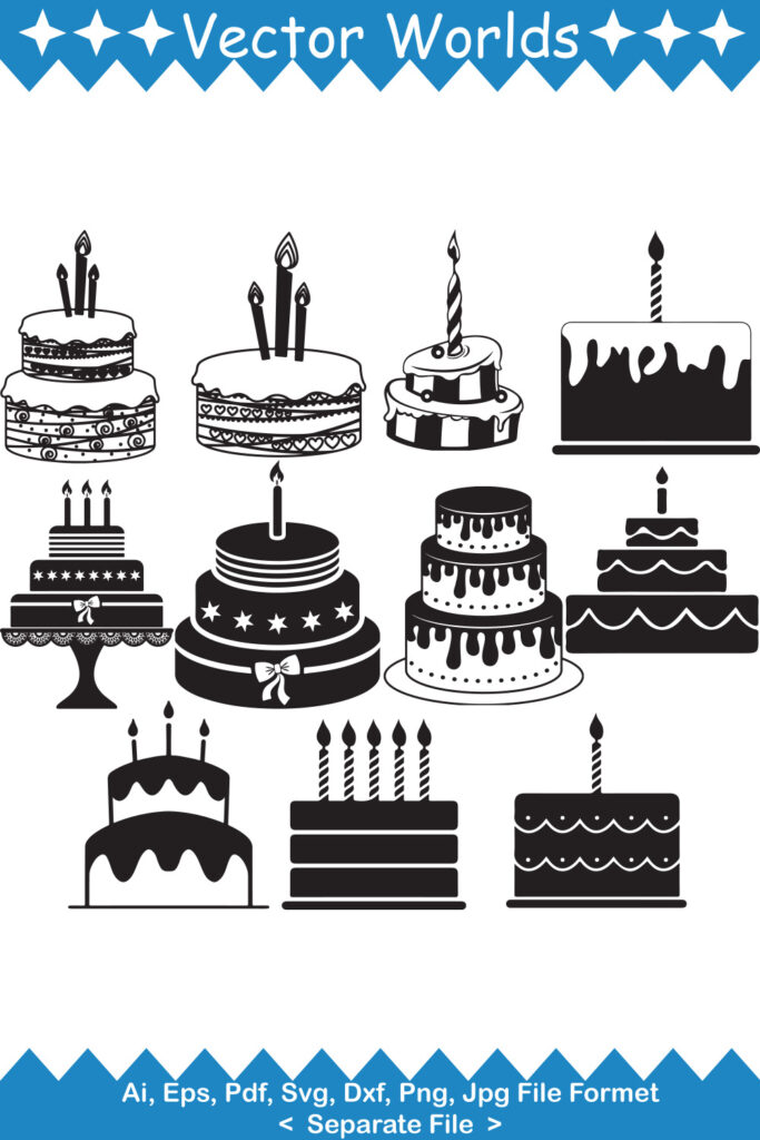 Delicious Cakes SVG Vector Design - MasterBundles