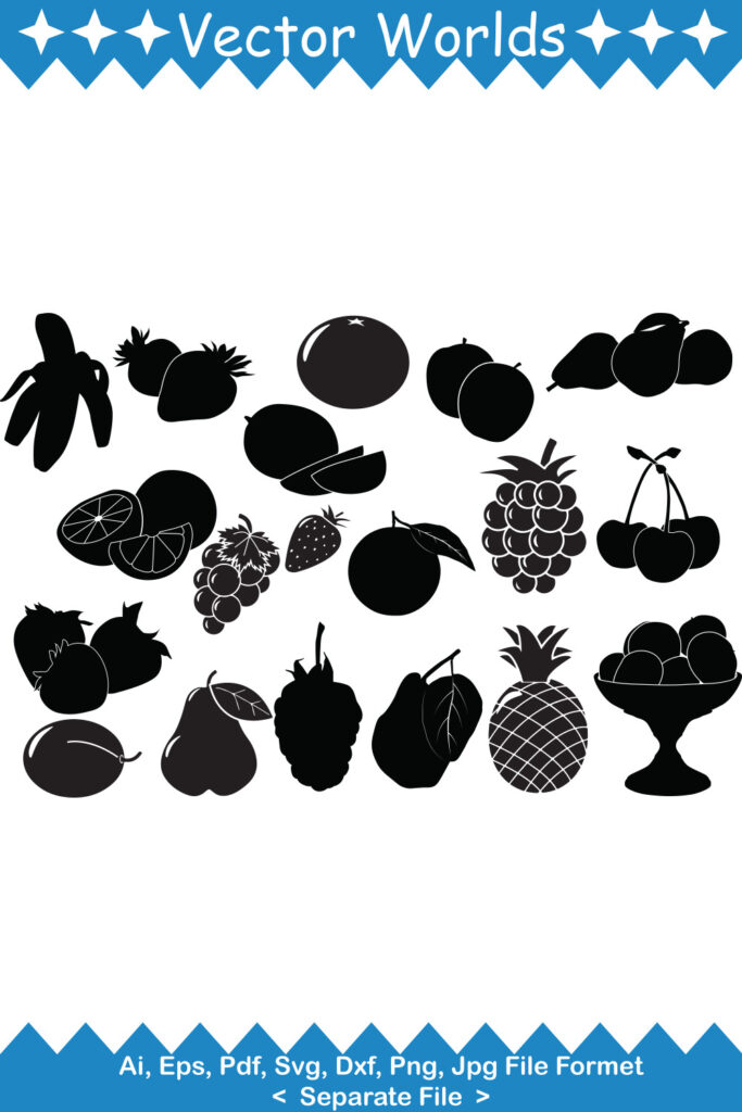 Fruits SVG Vector Design - MasterBundles