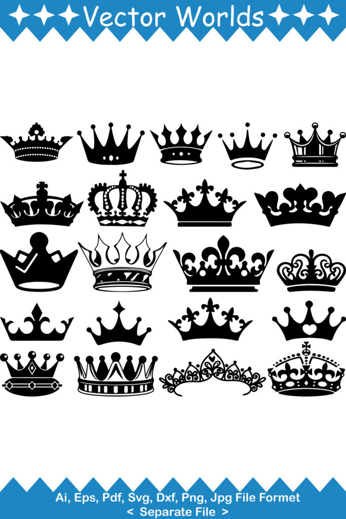 Crown SVG Vector Design - MasterBundles