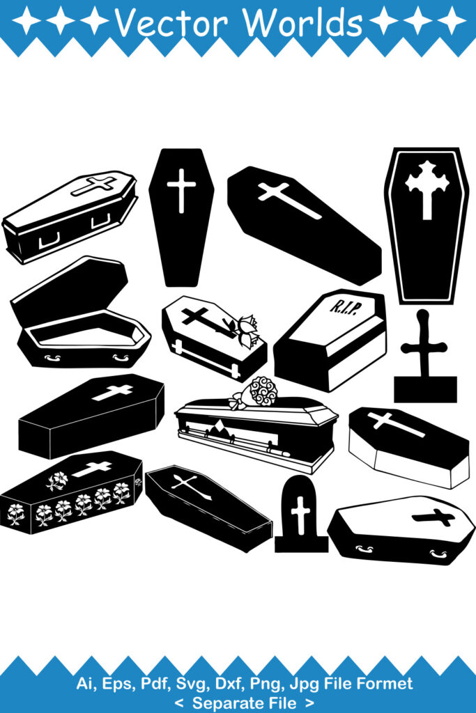 Coffin SVG Vector Design - MasterBundles