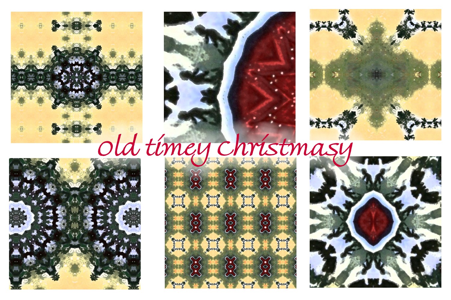 Old Timey Christmas Digital Paper for POD Projects - MasterBundles