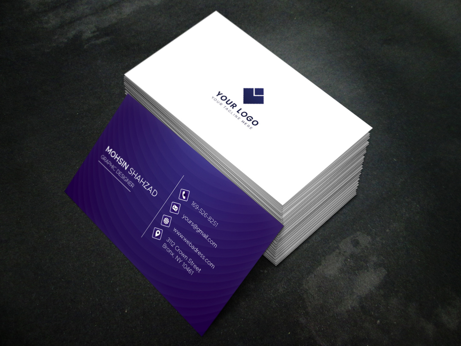 Business Card Double Sided Template - MasterBundles
