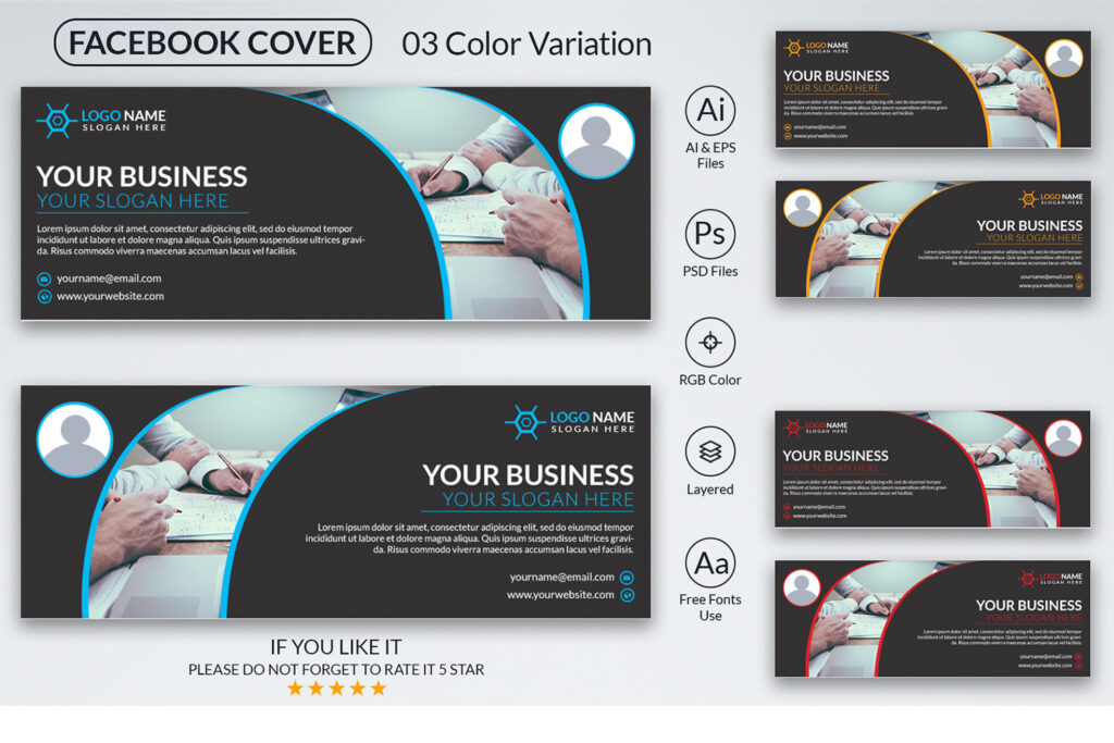 Creative Facebook Cover Design Template - MasterBundles