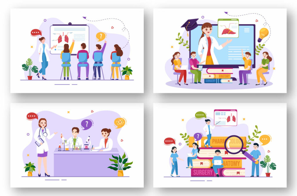 15 Medical School Illustration - MasterBundles