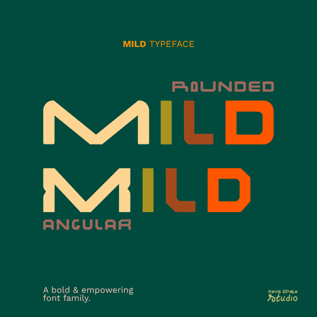 Mild Typeface Font Design - MasterBundles