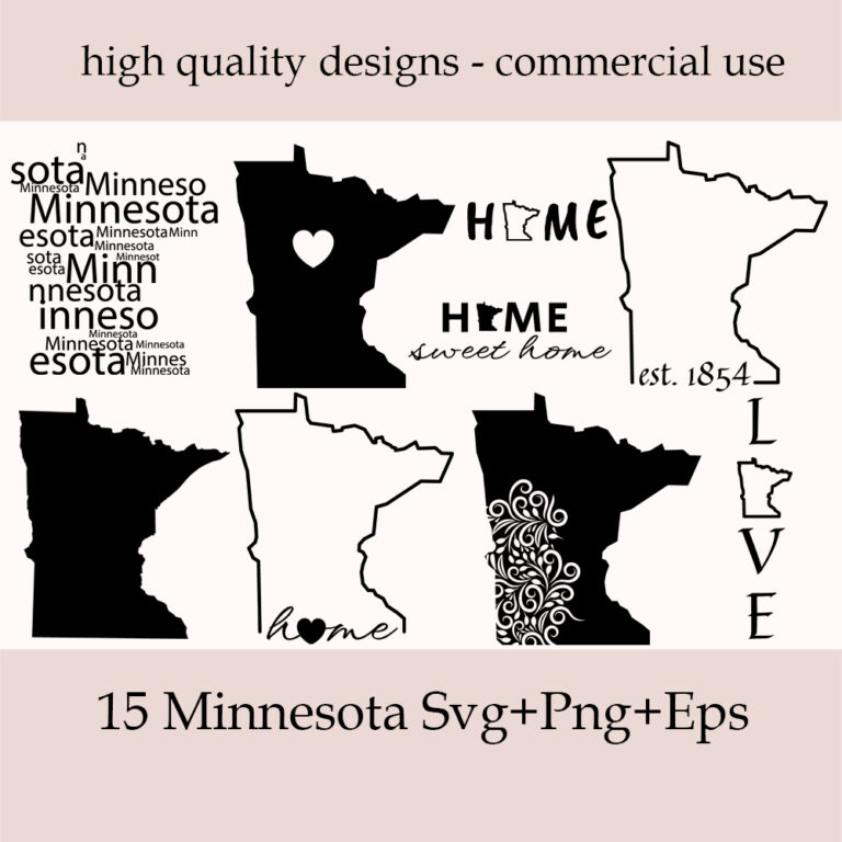 Minnesota SVG Bundle – MasterBundles
