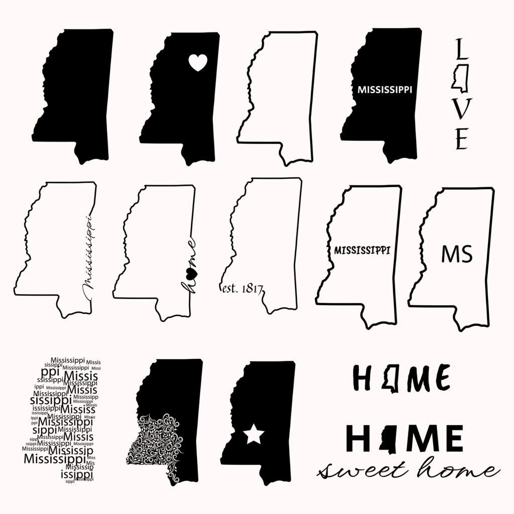 Mississippi State Svg Bundle – MasterBundles