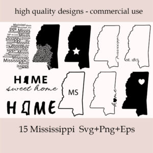 Mississippi State Svg Bundle – MasterBundles