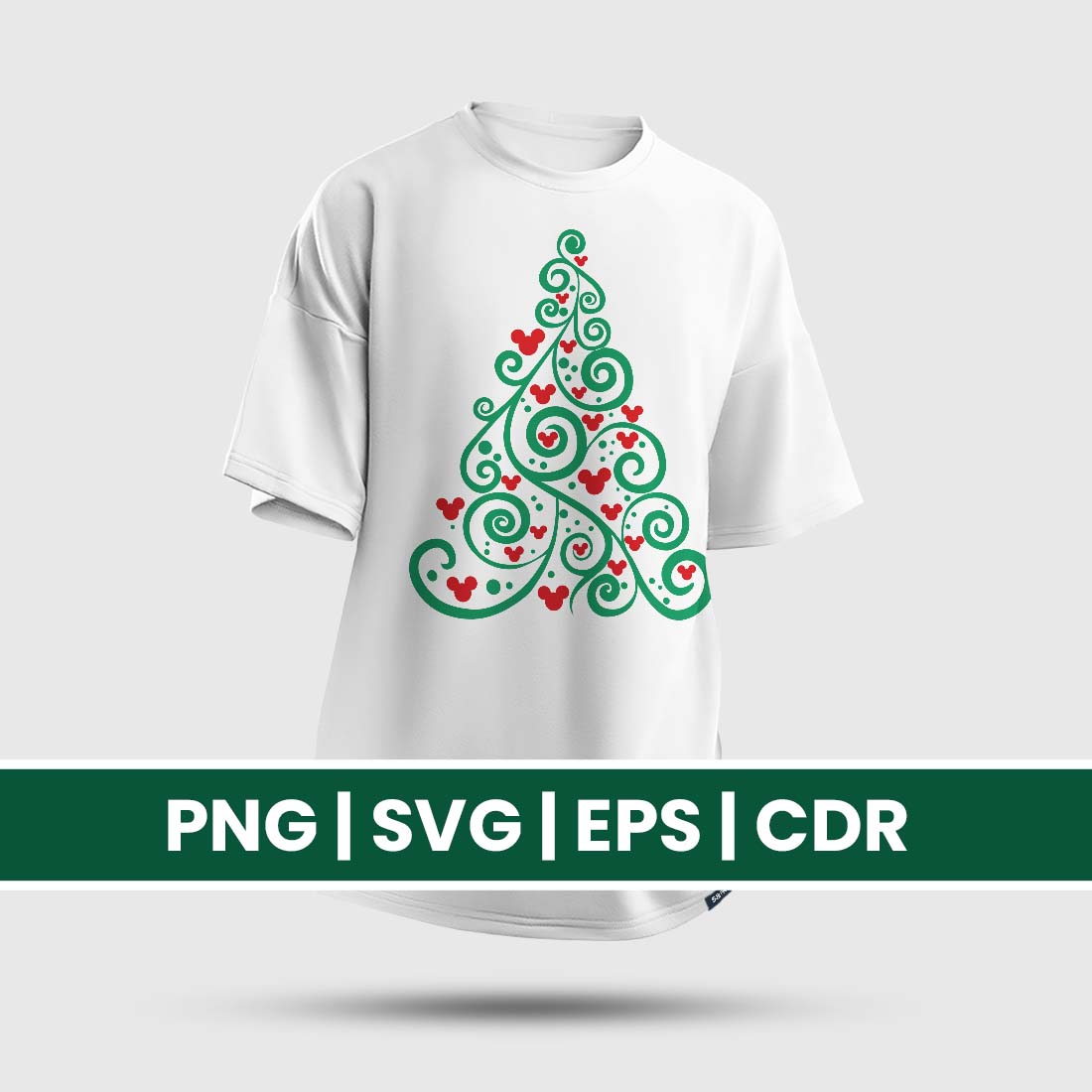 Vector Christmas Tree T-Shirt Design - MasterBundles
