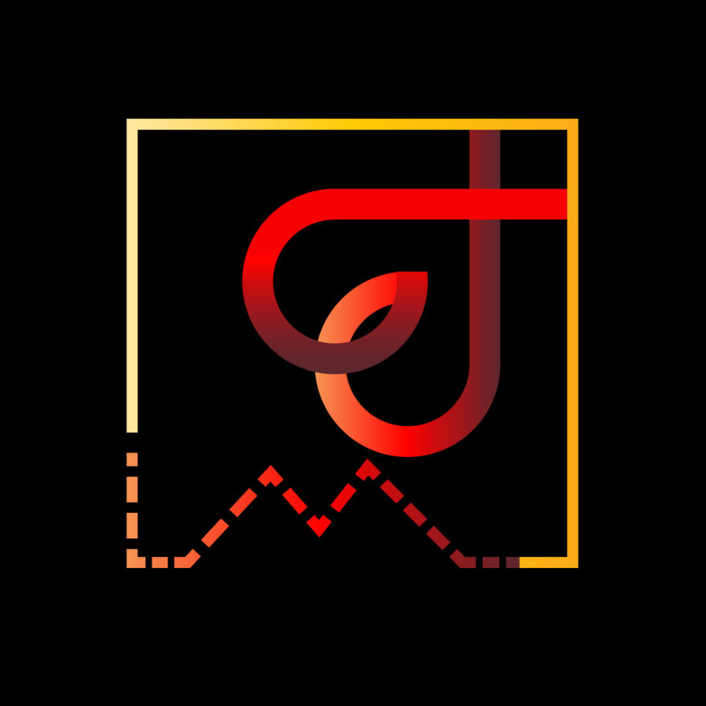 Modern Gradient Letters Rb Logo Design - MasterBundles