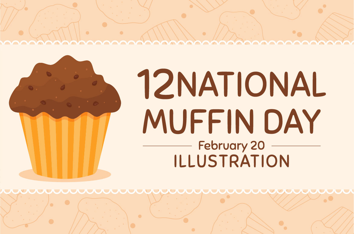 12 National Muffin Day Illustration - MasterBundles