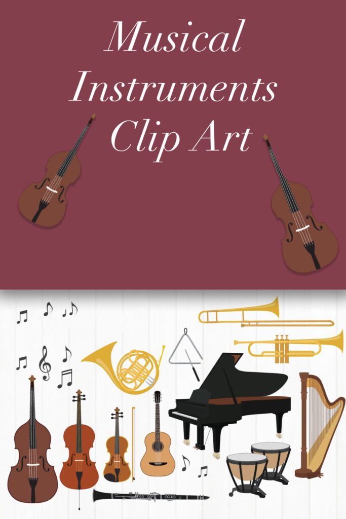 Musical Instruments Clip Art – MasterBundles