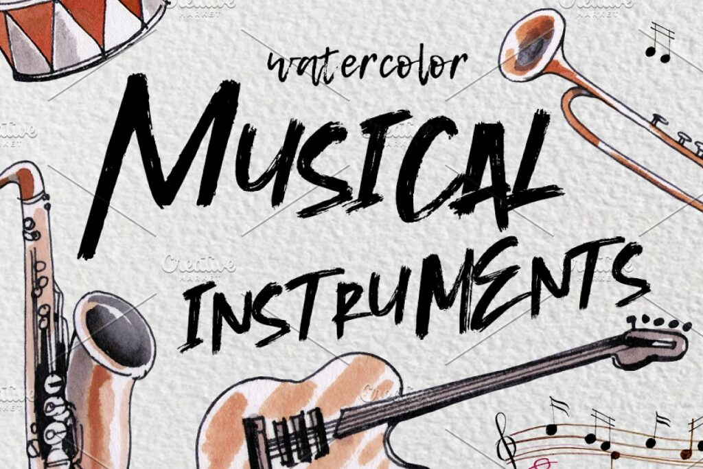 Musical Instruments Set – MasterBundles