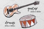 Musical Instruments Set – MasterBundles