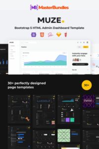 Muze Bootstrap 5 HTML Admin Dashboard Template - MasterBundles