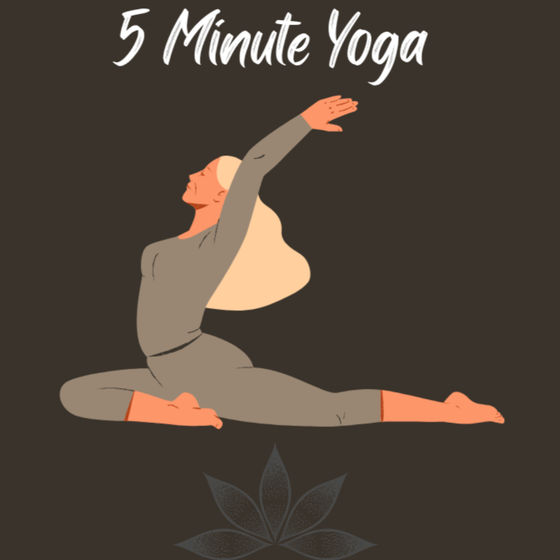 5 Minute Yoga YouTube thumbnail - MasterBundles