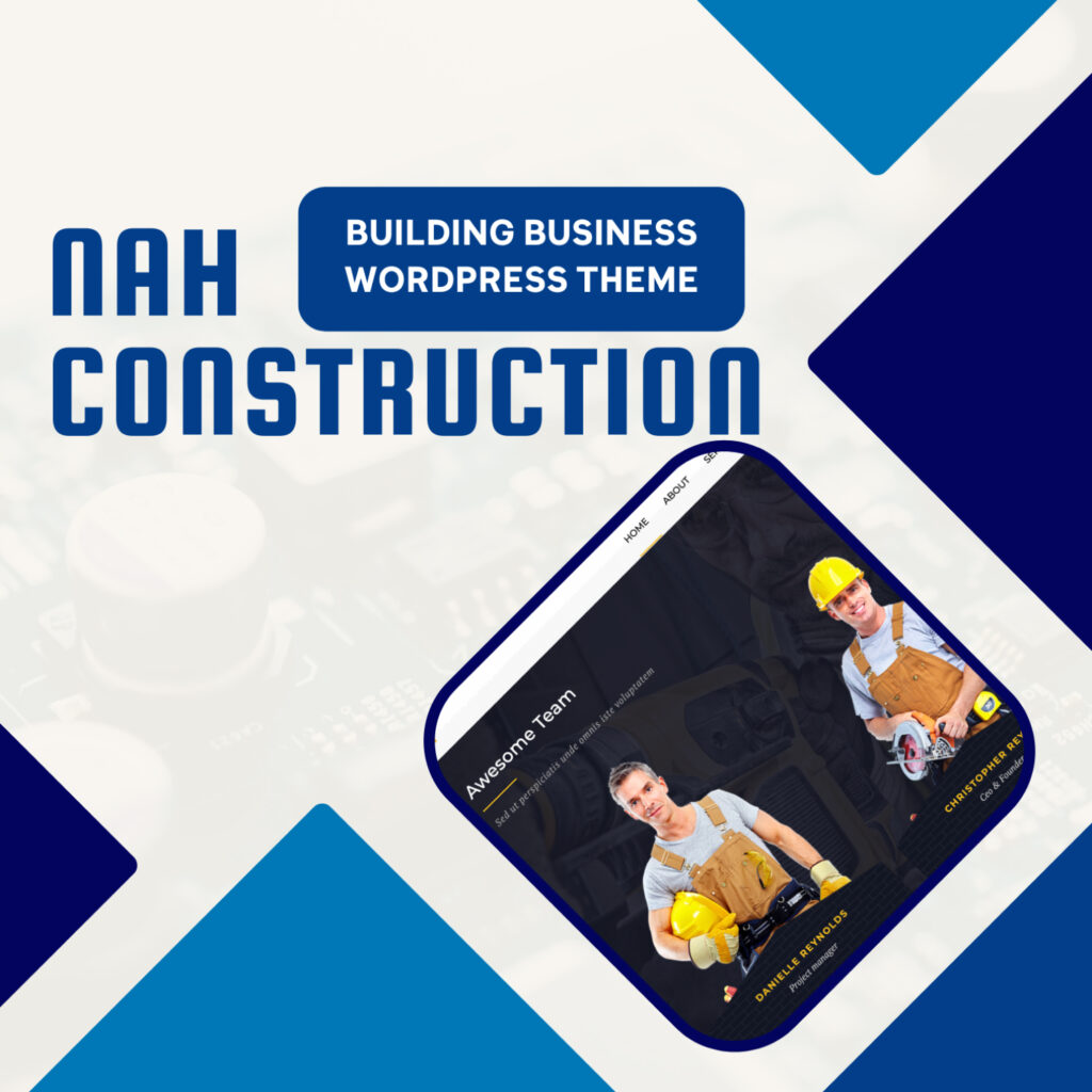 Nah Construction, Building Business WordPress Theme – MasterBundles