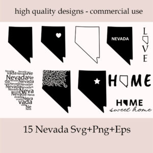 Nevada Svg Bundle – MasterBundles