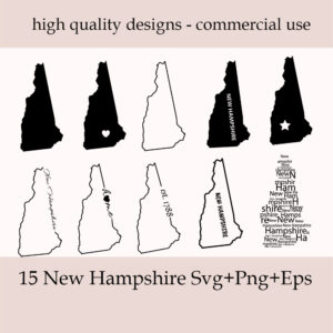 New Hampshire Svg Bundle – MasterBundles