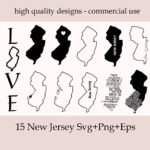 New Jersey Svg Bundle – MasterBundles