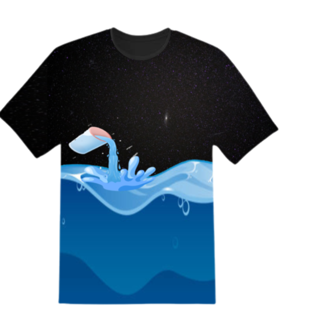 T-shirt Water Design - MasterBundles