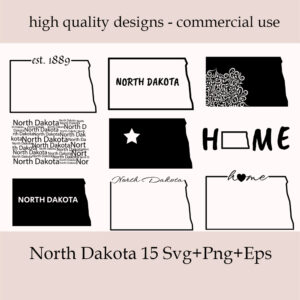 North Dakota SVG Bundle – MasterBundles