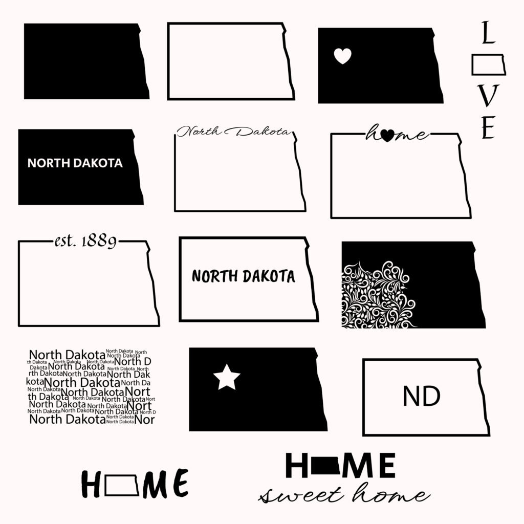 North Dakota SVG Bundle – MasterBundles