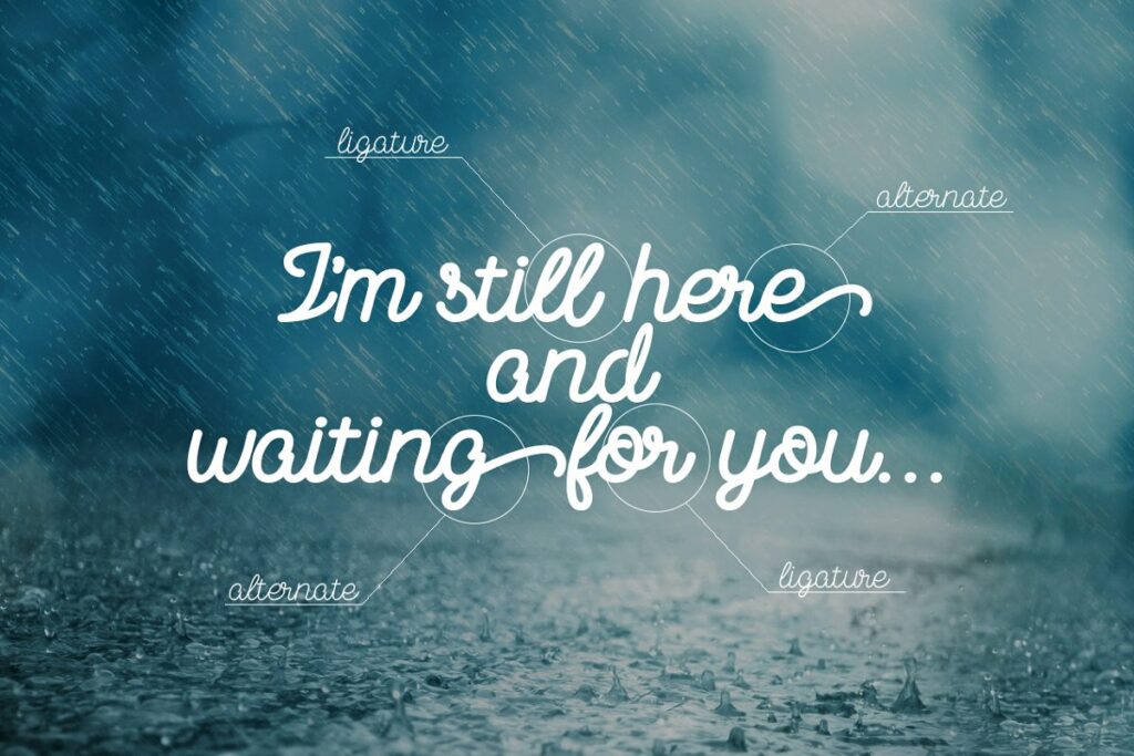 November Rain Font – MasterBundles