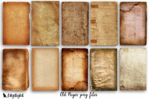 Old Pages Grunge Paper Texture PNG – MasterBundles
