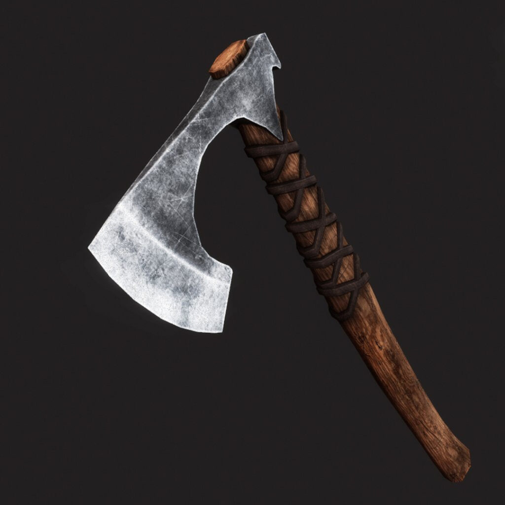 One-Handed Viking Battle Axe – MasterBundles