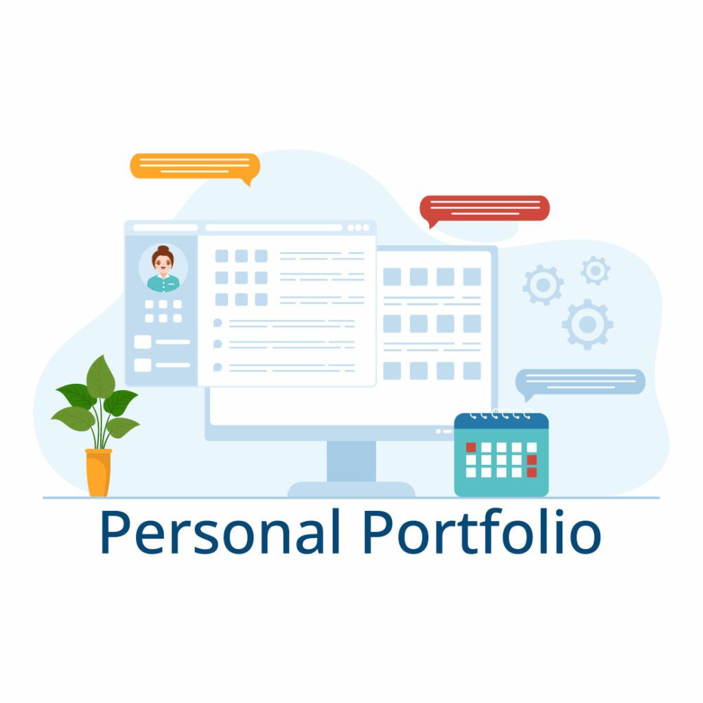 10 Personal Portfolio Illustration - MasterBundles