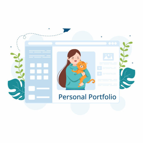 10 Personal Portfolio Illustration - MasterBundles