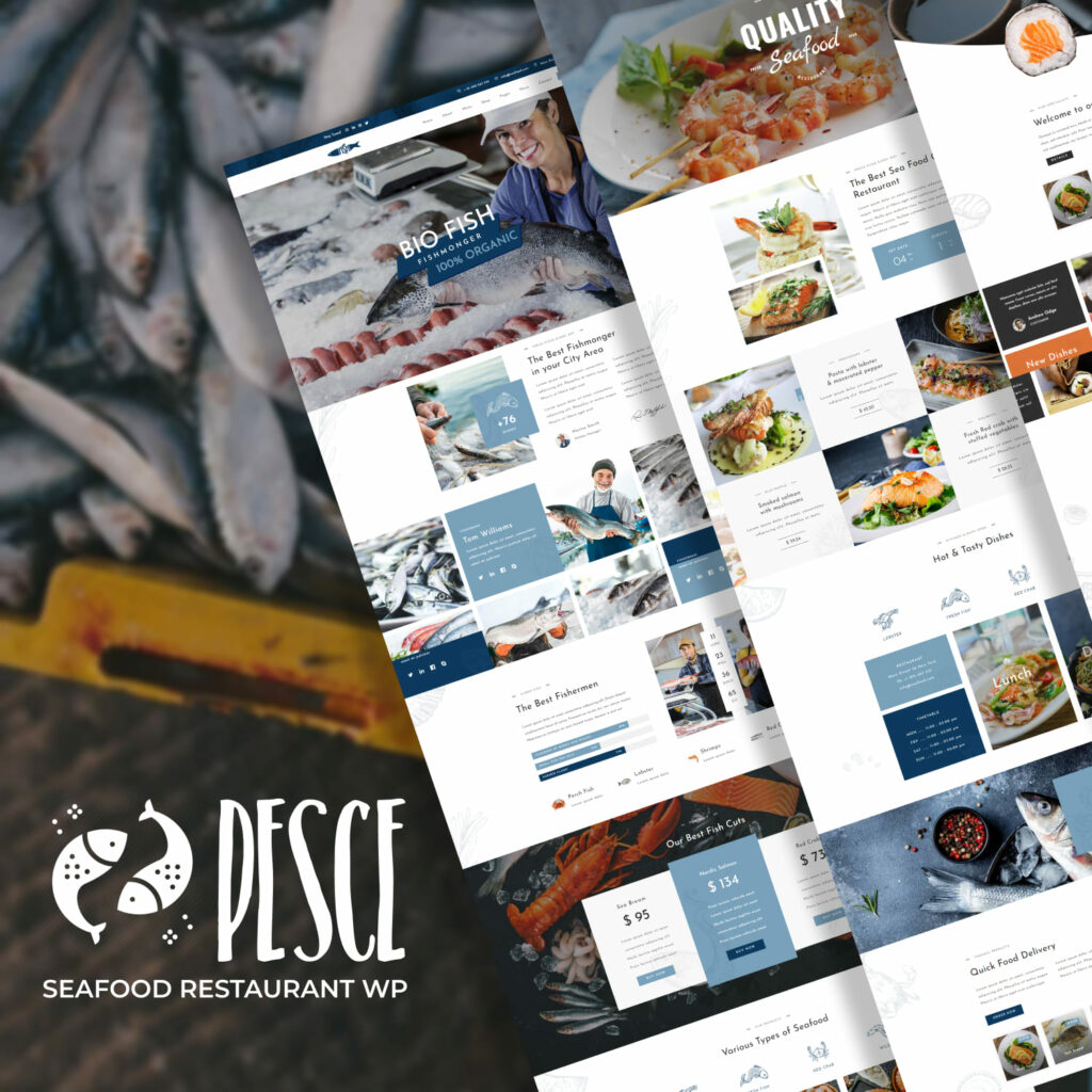 Pesce - Seafood Restaurant WP – MasterBundles