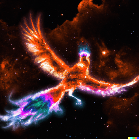 Phoenix in Space) - MasterBundles
