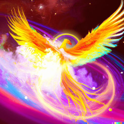 Phoenix in Space) - MasterBundles