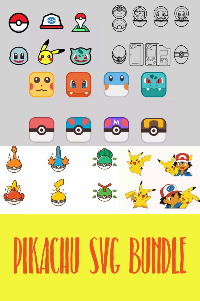 Pikachu SVG Bundle – MasterBundles