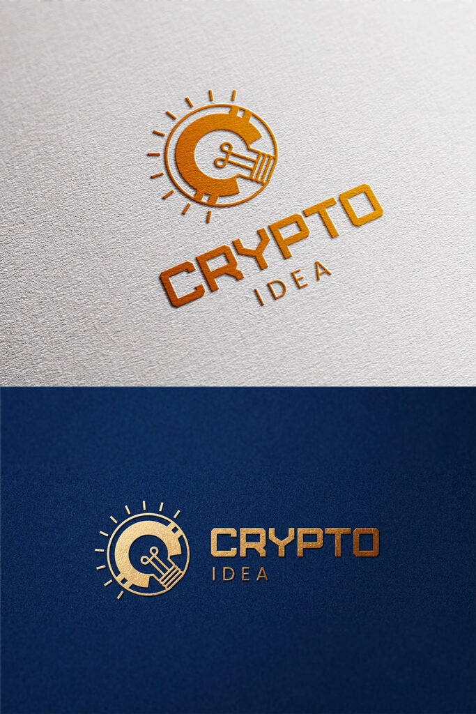 Crypto Idea Logo Template - MasterBundles