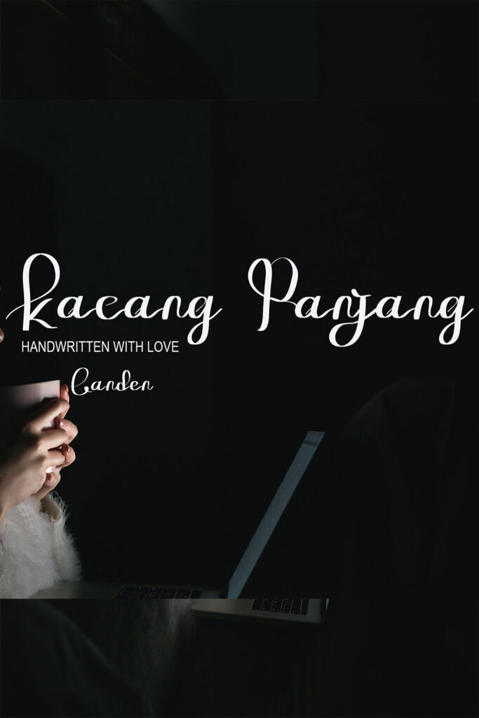 Script Font Kacang Panjang Design - MasterBundles
