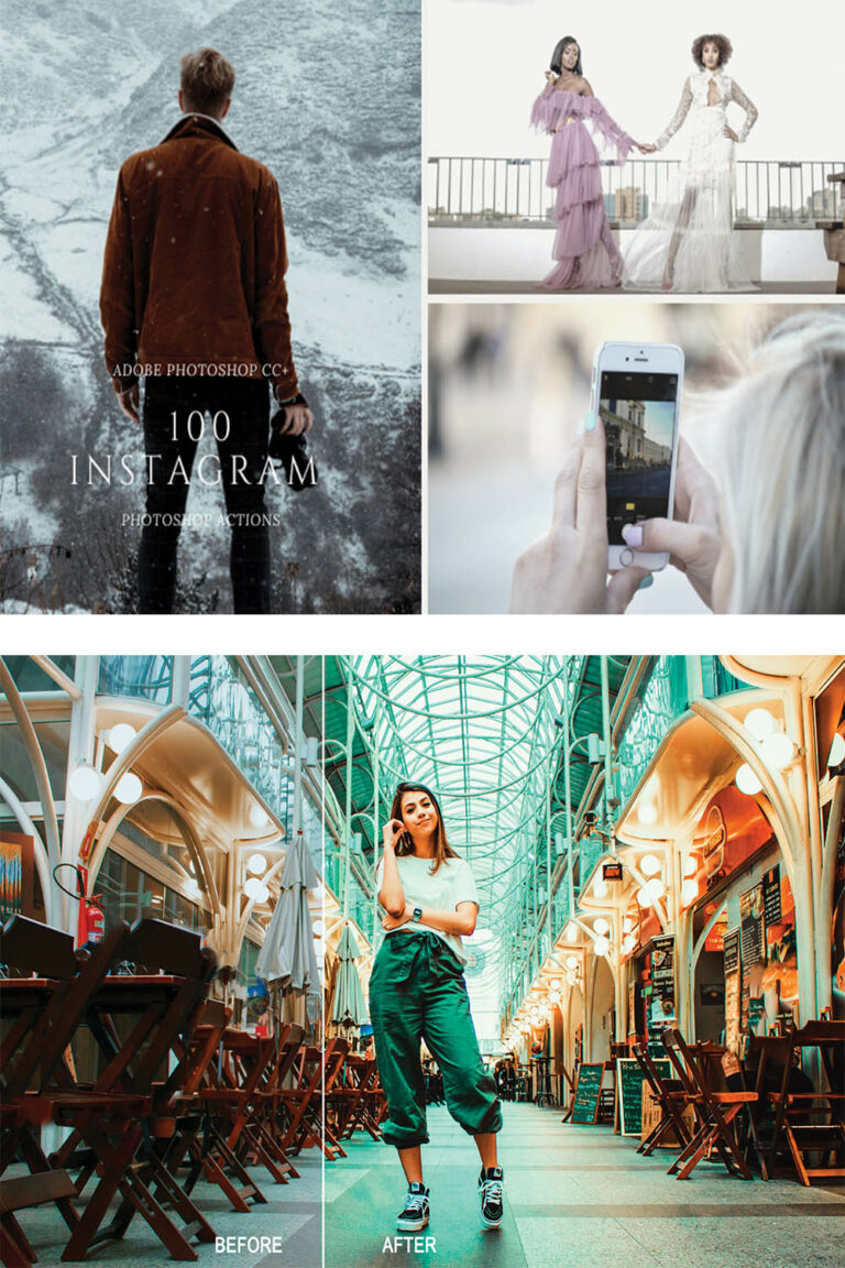 Instagram Effect Photoshop Actions - MasterBundles